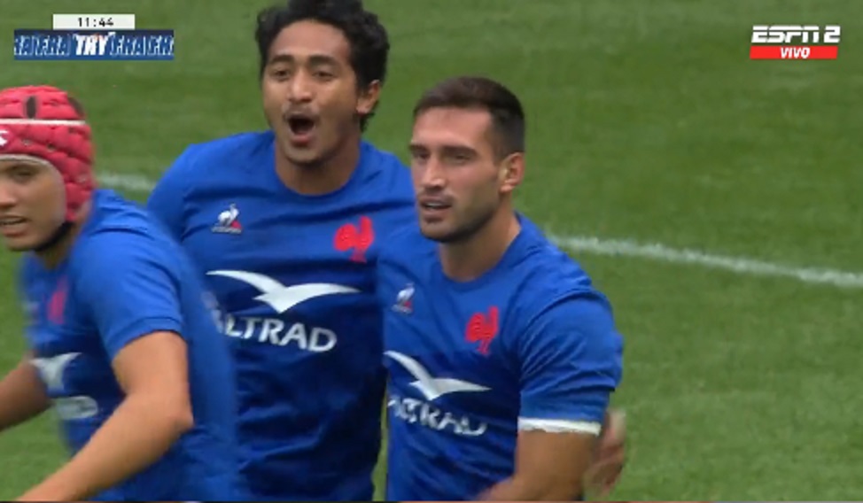 VIDEO : Le magnifique premier essai du XV de France contre l'Ecosse, conclu par Baptiste ...